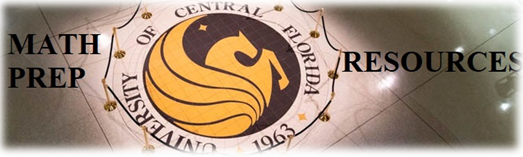 Math Prep Resources – UCF Math Success Center