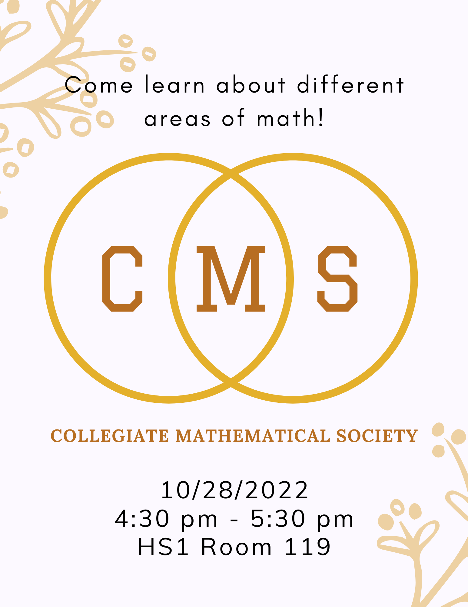 Collegiate Mathematical Society – UCF Department of Mathematics