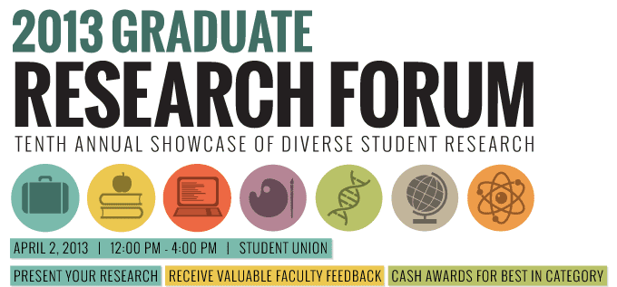 - COS Students Win Big at Graduate Research Forum - College of Sciences ...