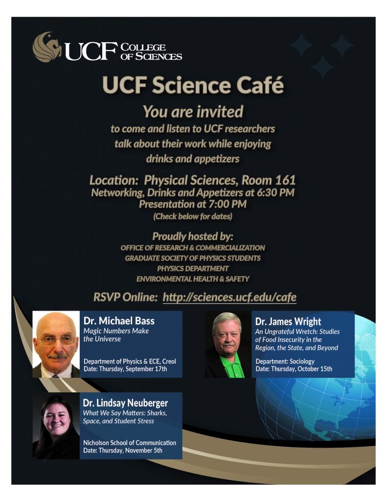 2015-16 Science Café features Amazing Research - College of Sciences ...