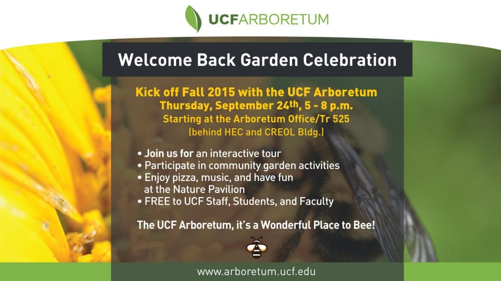 UCF Arboretum Welcomes Fall with Garden Celebration - College of ...