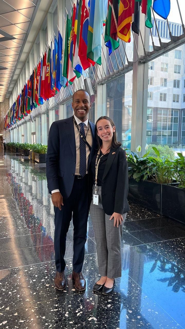 Department of State Political Science Student Connects with Alum During ...